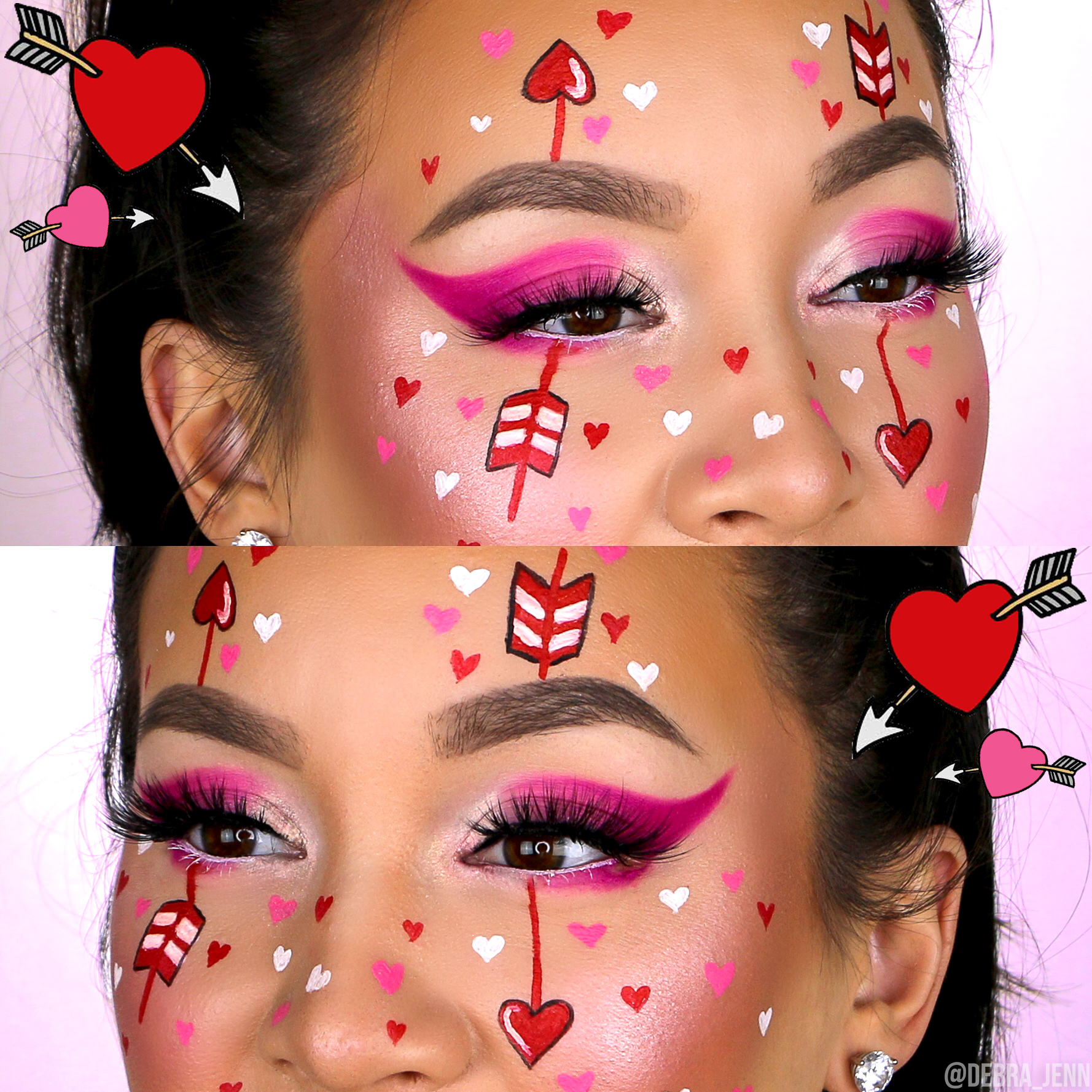 Valentines Day Makeup Looks: Wear Your Heart On Your Face - Debra Jenn